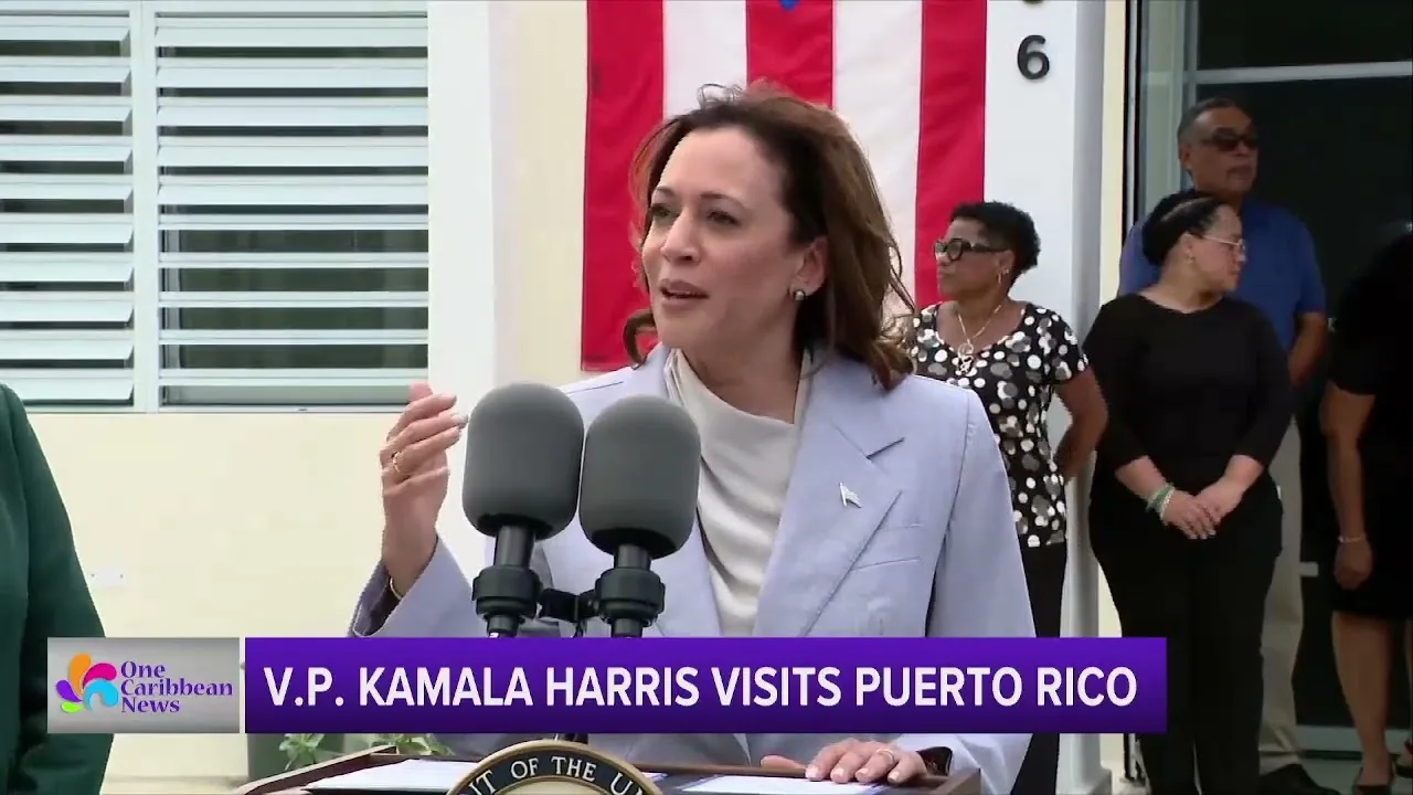 Vice President Kamala Harris Visits Puerto Rico | One Caribbean Television