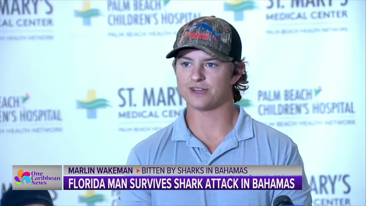 Florida Man Survives Shark Attack in Bahamas | One Caribbean Television