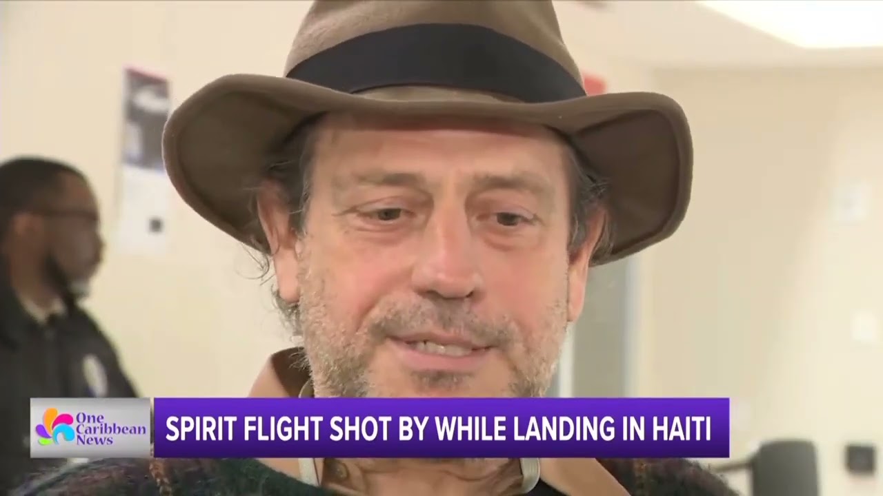 Spirit Flight Shot at while Landing in Haiti | One Caribbean Television